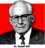 Rudolf Hell, German inventor and founder of Dr.-Ing. Rudolf Hell GmbH.